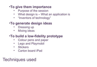 Co-designing technology with children | PPT | Parenting Children Aged 4 ...