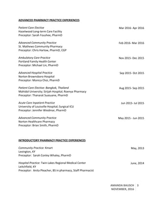 ACB CV-November | PDF