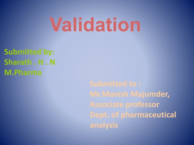 validation. chemical and biological evaluation, cleaning validation ...