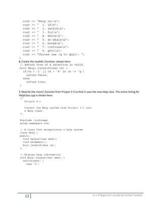 C++ beginner's guide ch08 | PDF