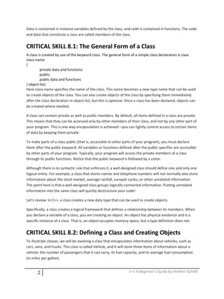 C++ beginner's guide ch08 | PDF