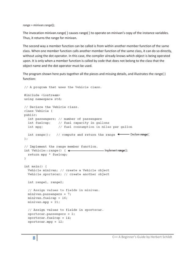 C++ beginner's guide ch08 | PDF
