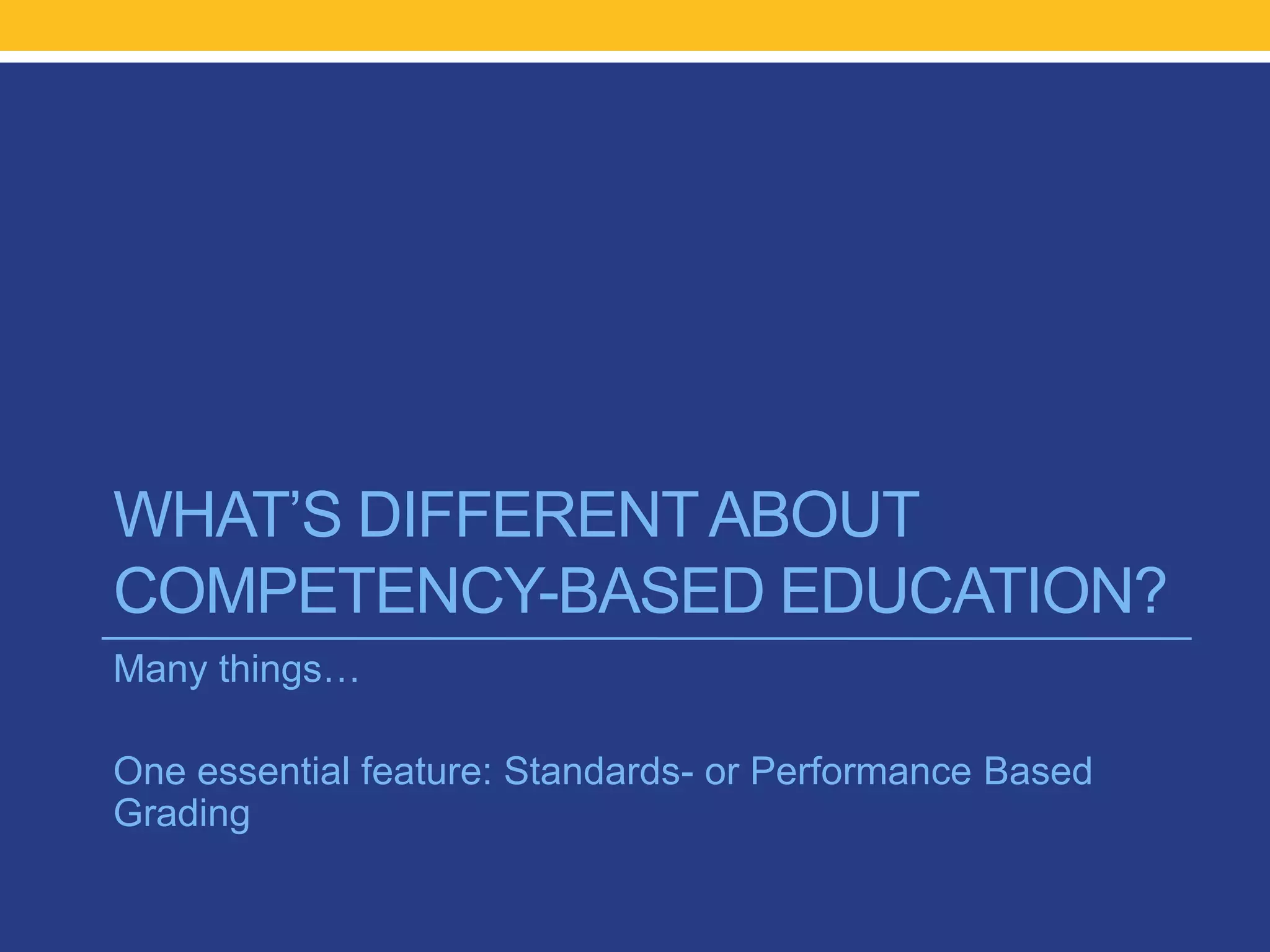Competency-Based Education | PPTX