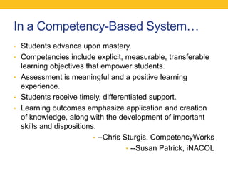 Competency-Based Education | PPTX