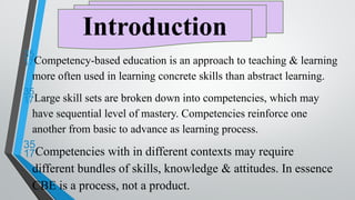 competency based education & outcome based education | PPTX