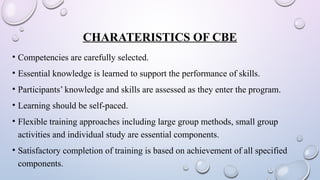 Competency based education and outcomes based education | PPT