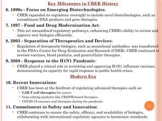 Center for Biologics Evaluation and Research (CBER) PPT | PPTX