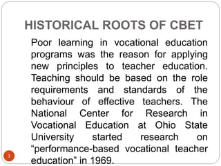 History of CBET | PPTX