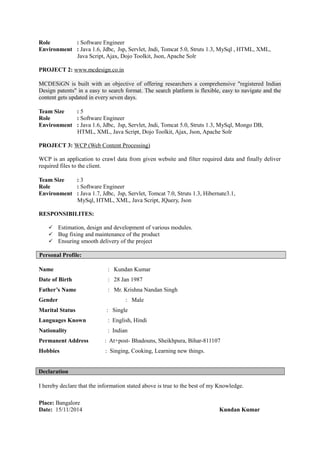 kundan_resume | PDF