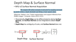 Surface Normal Prediction using Hypercolumn Skip-Net & Normal-Depth | PPT