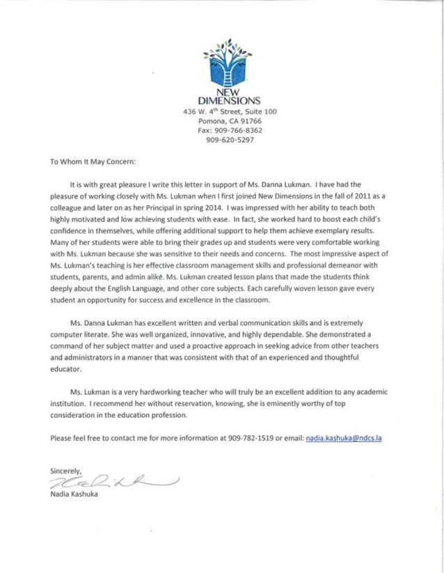 danna lukman letter of rec | DOCX