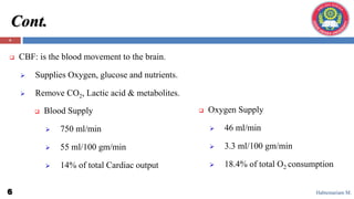 Cerebral Blood Flow & Brain Metabolism.pptx