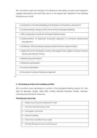 BLS CVs and Competencies Sep 2016 | PDF