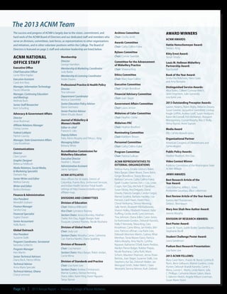 ACNM_AnnualReport_2013_FINAL | PDF | Pregnancy | Reproductive Health