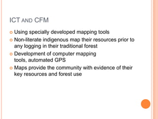 Communnity Based Forest Management | PPTX