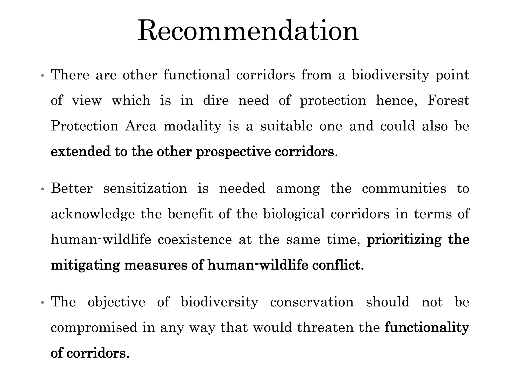The role of Forest Protection Area management in restoring degraded ...