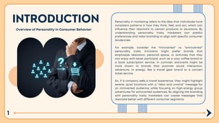 Consumer behavior: Personality lifestyle and values | PDF