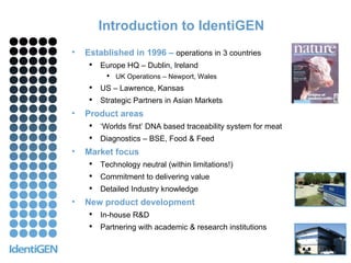 CBGW Identigen Ronan Loftus | PPT