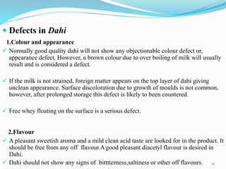 Judging of fermented milk products | PPTX