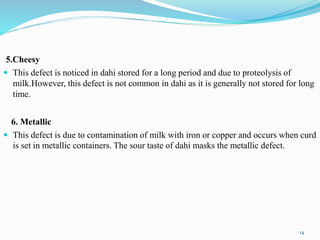 Judging of fermented milk products | PPTX