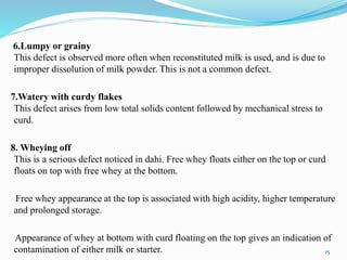 Judging of fermented milk products | PPTX