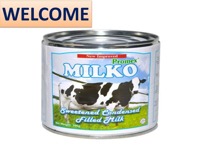 RECOMBINED SWEETENED MILK | PPTX | Agriculture | Industries