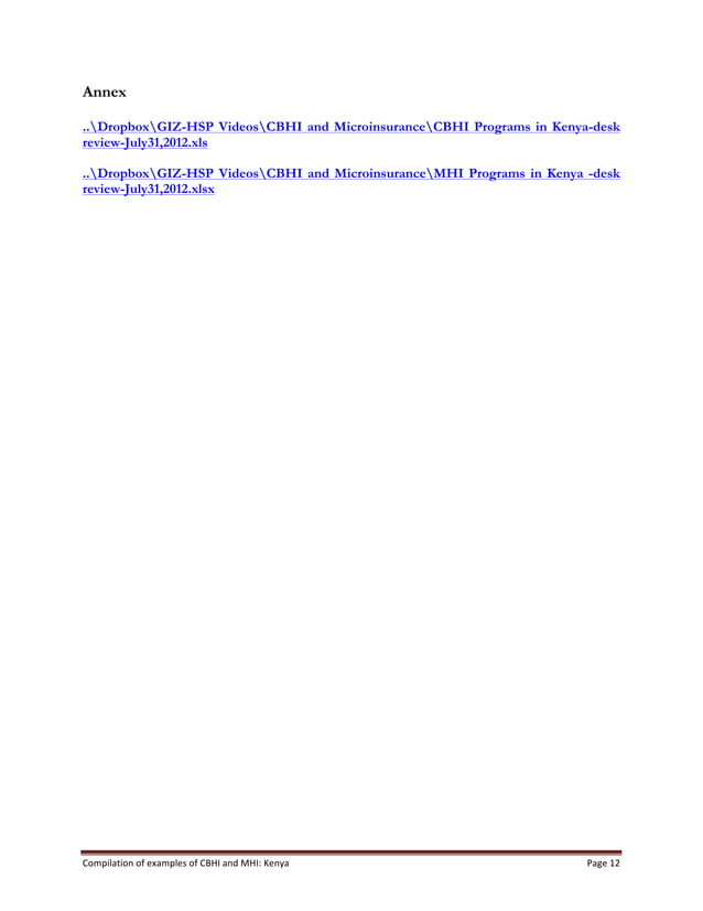 Cbhi compilation formatted | PDF