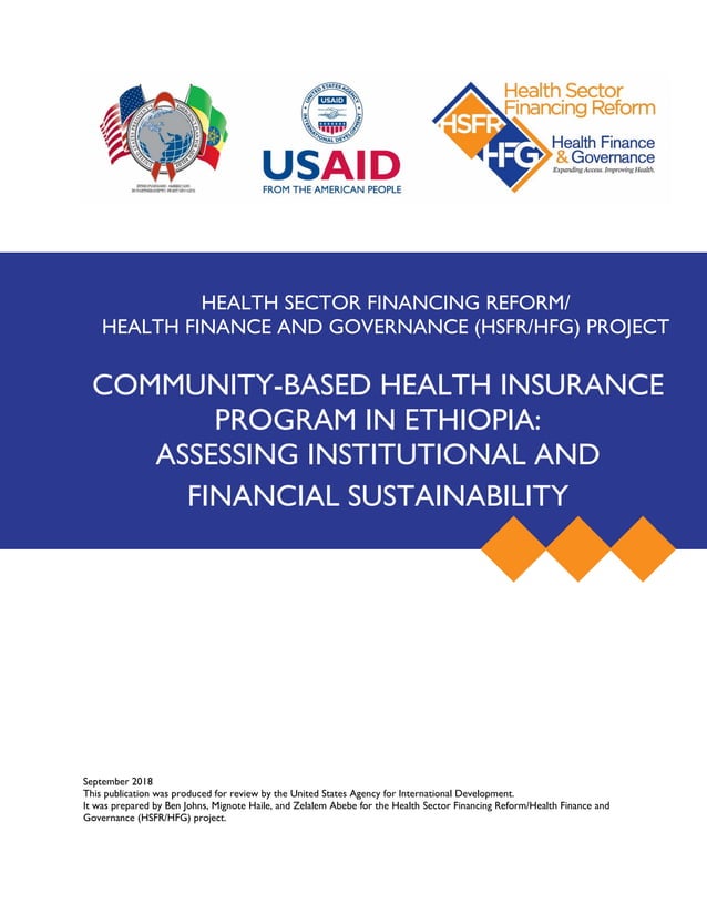 Community-based Health Insurance Program in Ethiopia: Assessing ...
