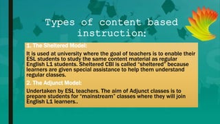 Content Based Syllabus | PPTX