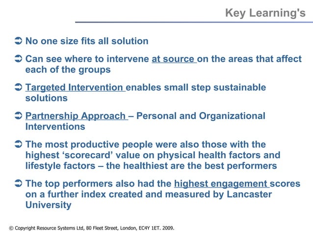 Cbi employee-health-absence-conference-lesley-cooper | PPT