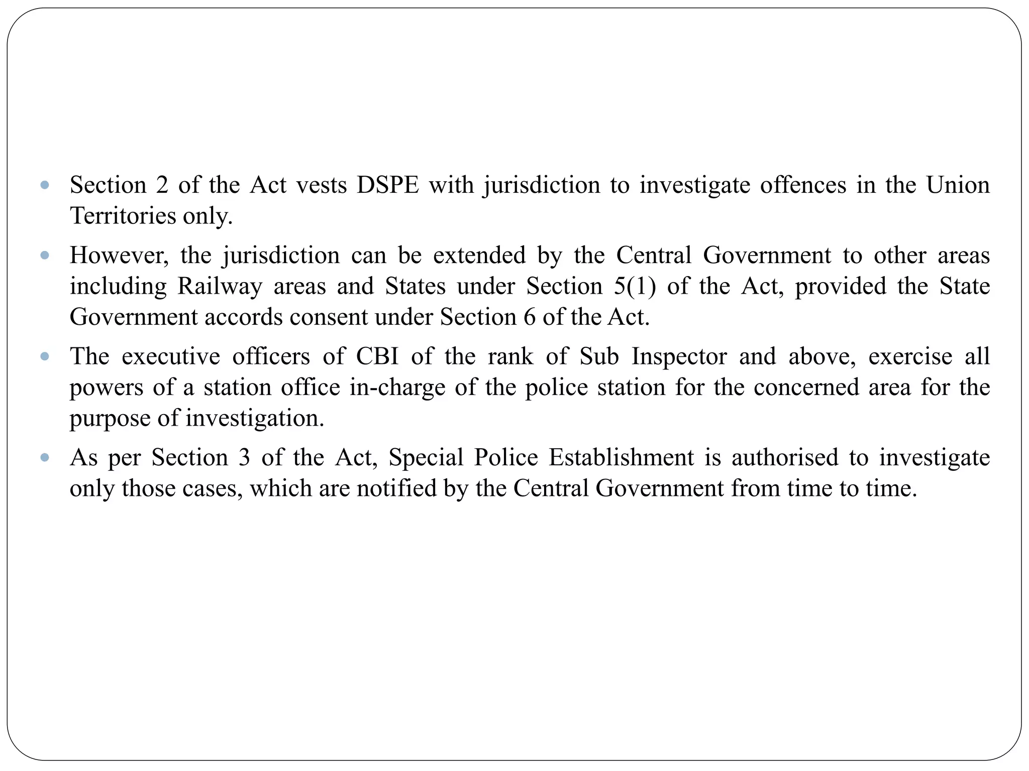 Central Bureau of Investigation (CBI) | PPTX