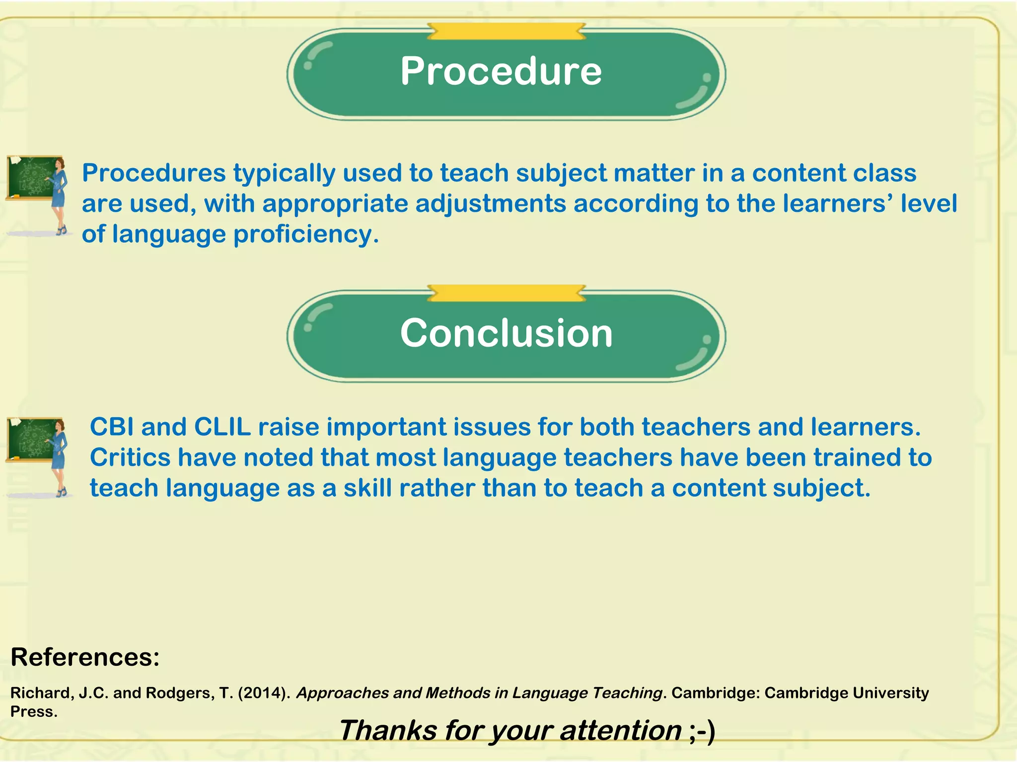 CBI and CLIL | PPT