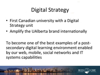 Digital Dinosaurs: MOOCs and Digital Strategies at the University of ...