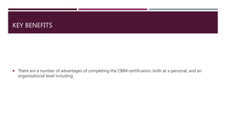 Cbim certification | PPT