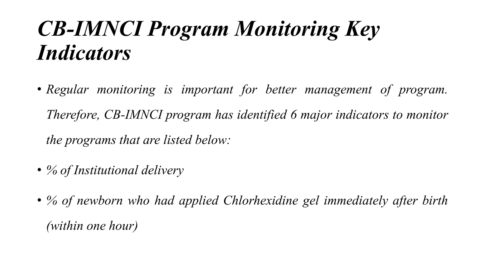 Integrated Management of Neonatal and Childhood Illnesses (IMNCI) in Nepal | PPTX | Pregnancy ...