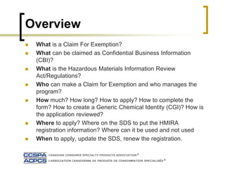 Confidential Business Information (CBI) on your Safety Data Sheet (SDS ...