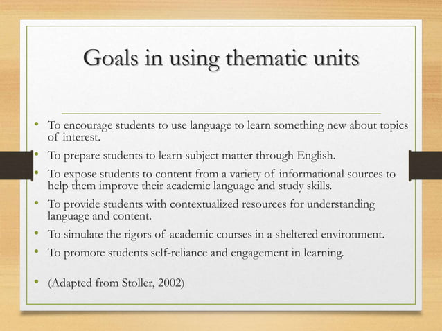 Teaching Language through Content (CBI) | PPT