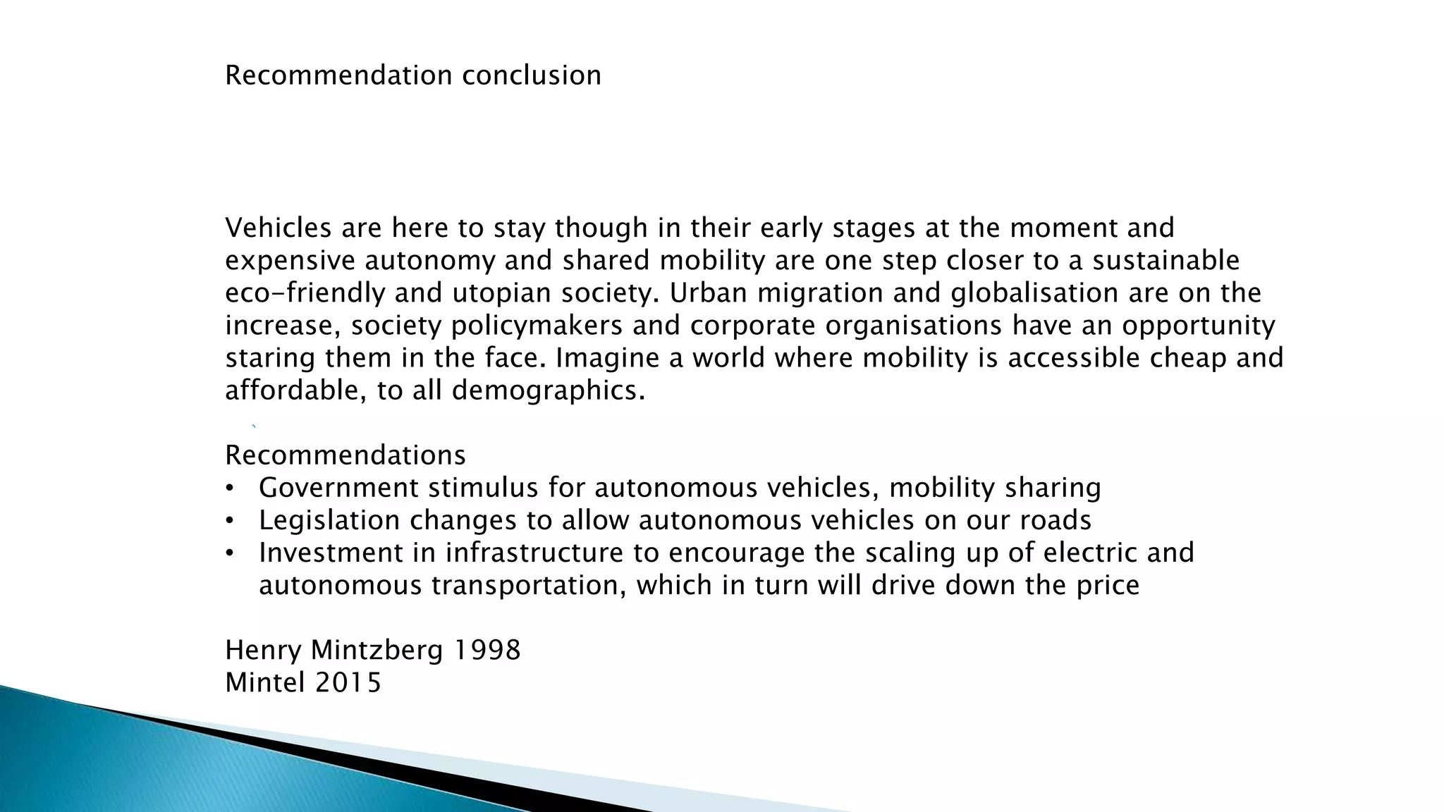 Cbi presentation autonomous cars | PPTX