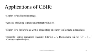 Content Based Image Retrieval | PPTX