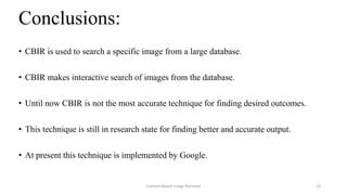 Content Based Image Retrieval | PPTX