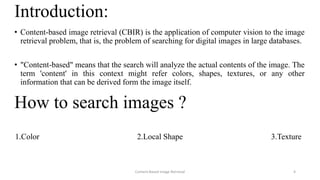 Content Based Image Retrieval | PPTX