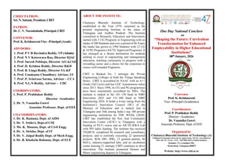 CBIT National Conclave paper presentation | PDF