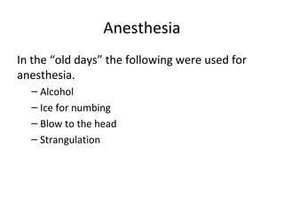 General anaesthetic agents | PPT