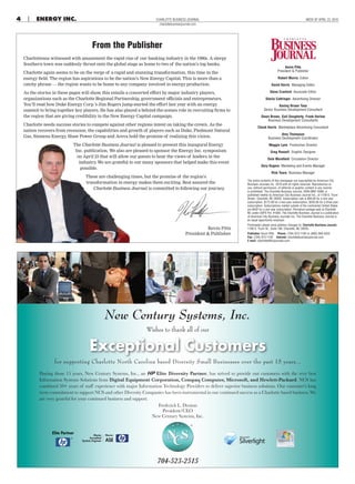 Charlotte Business Journal ENERGY INC. | PDF