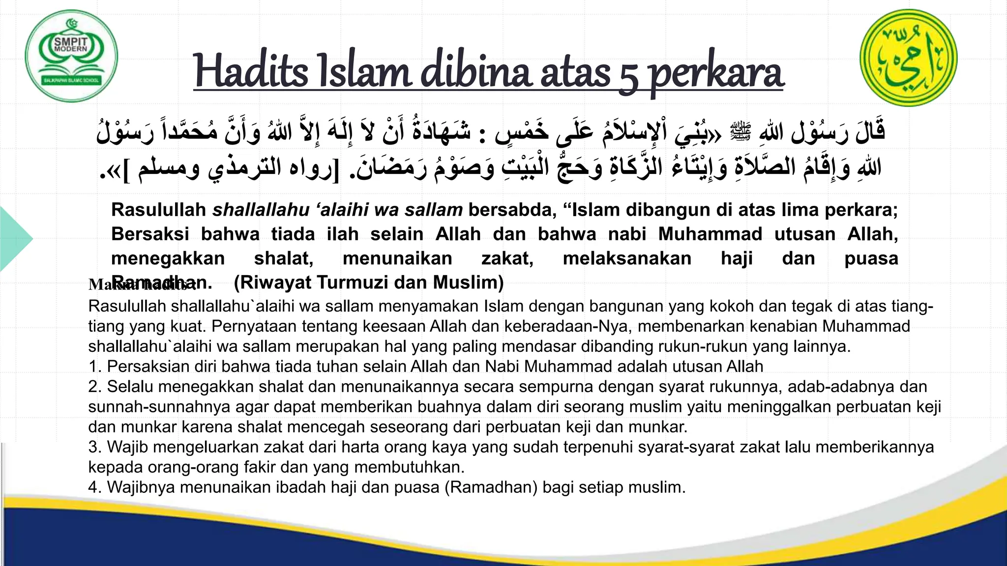 Character Building sekolah islam terpadu | PPTX