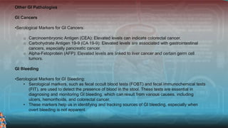 Markers of GI pathology.pptx