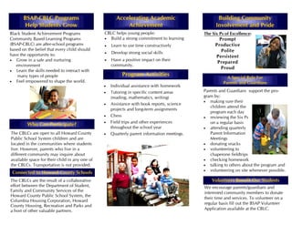 Community Based Learning Centers Brochure | PPT