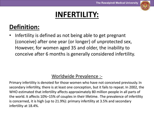 CBL INFERTILITY.pptx | Free Download