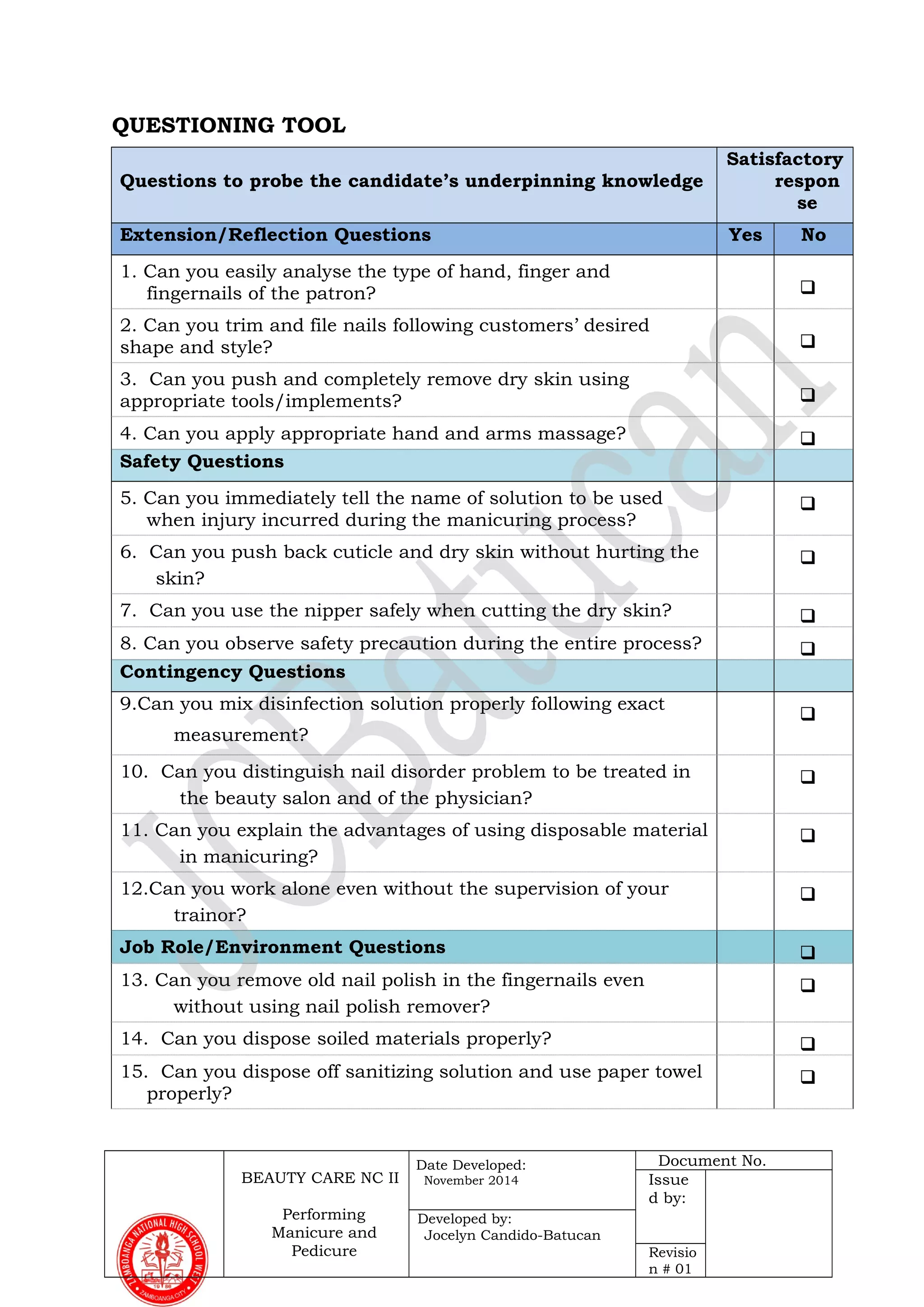 Cblm core 2 beauty care | DOC