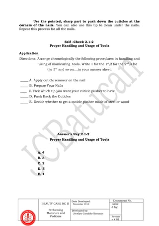 Cblm core 2 beauty care | DOC